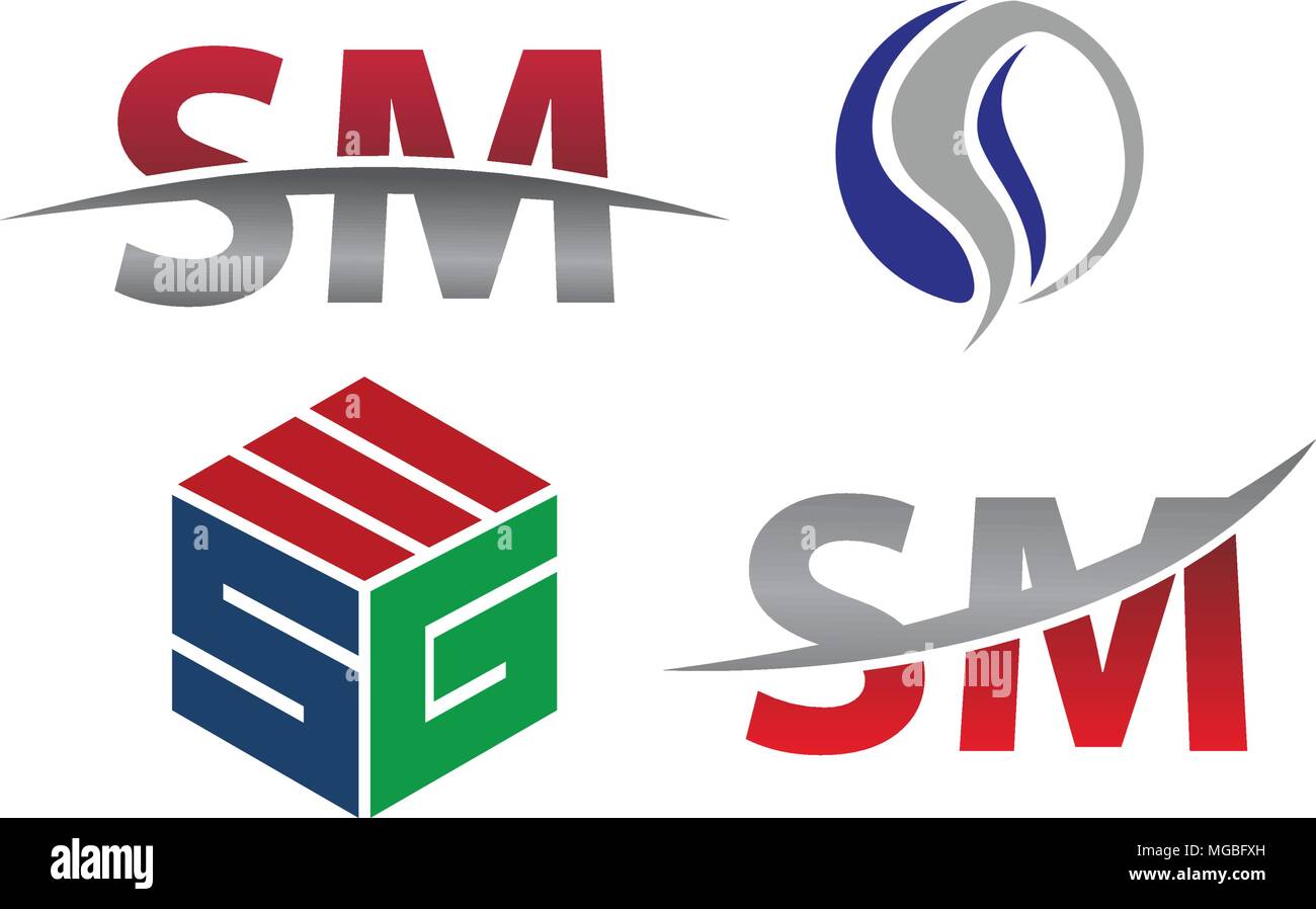 Logotype Modern Template Set Stock Vector Image & Art - Alamy