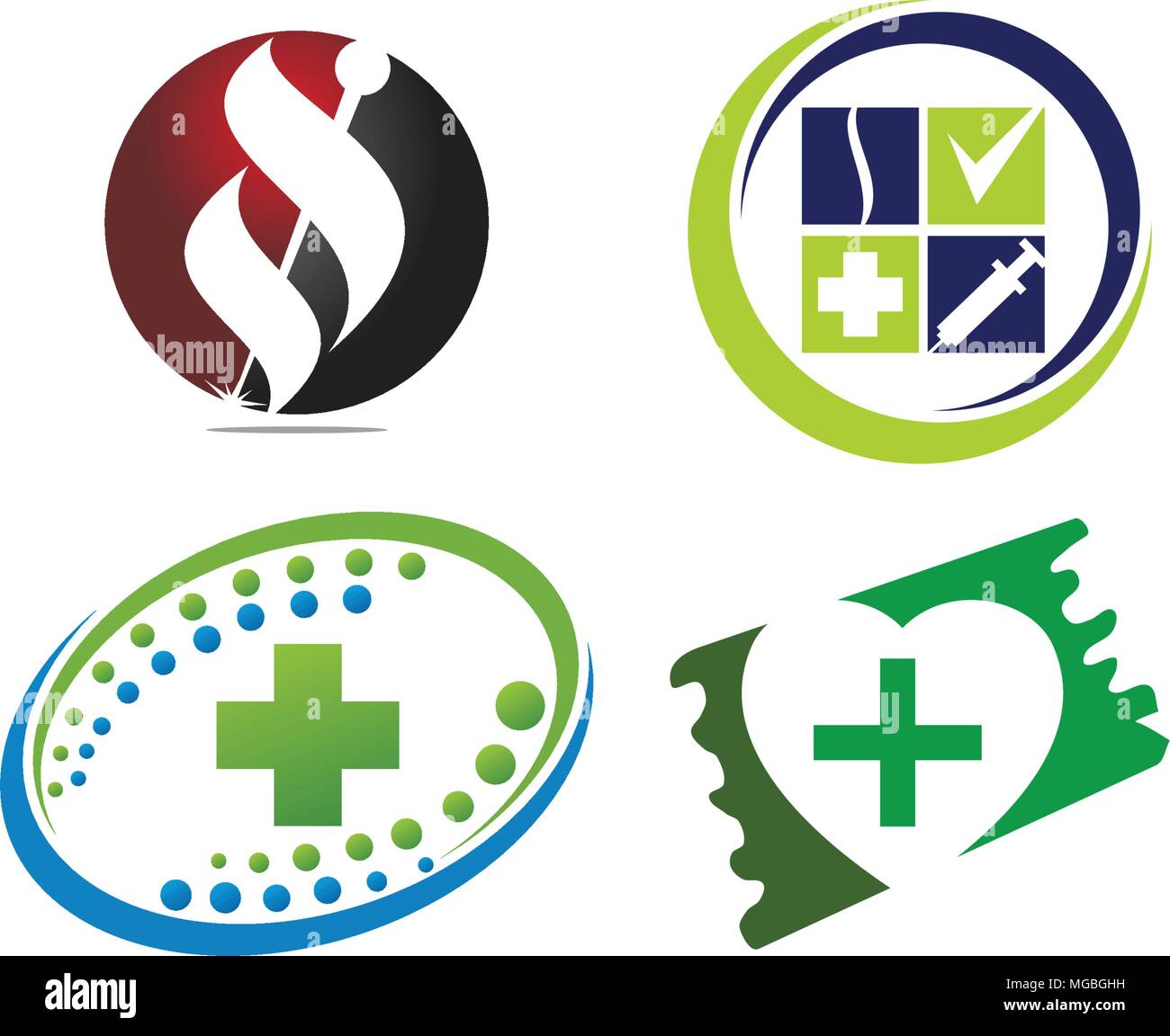 Medical center health system Stock Vector Images - Alamy