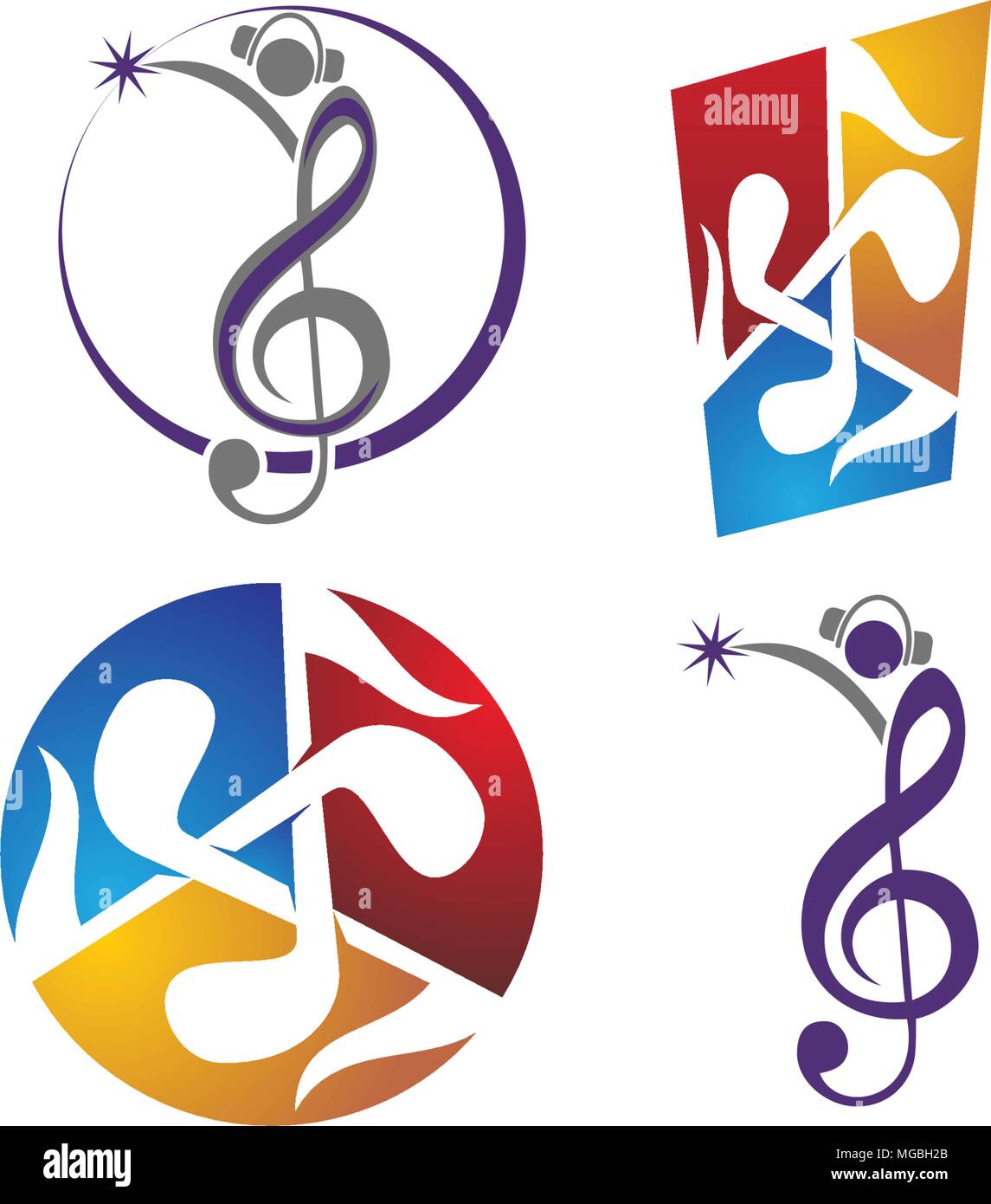 Learning festival music Stock Vector Images - Alamy