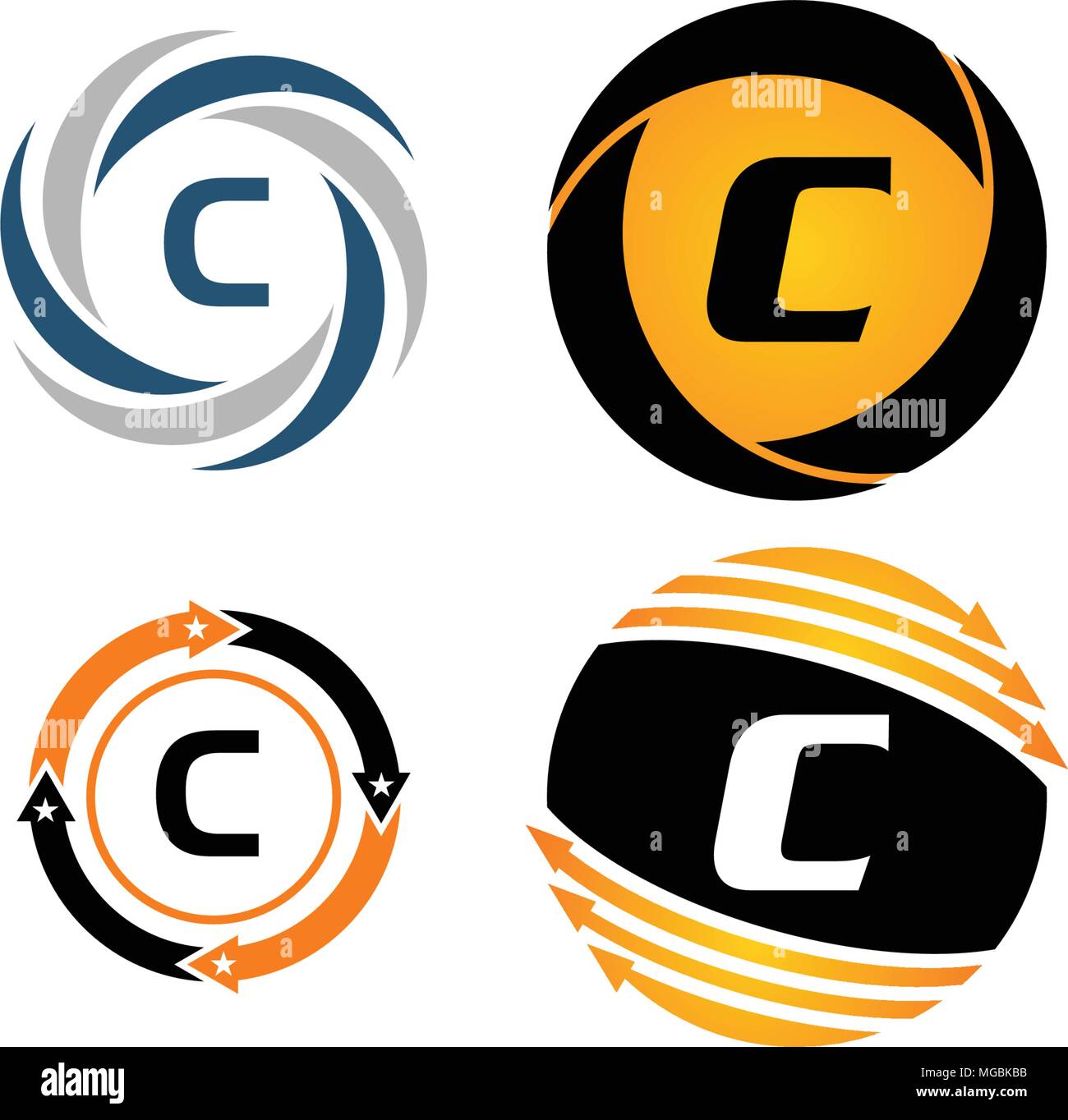 Dynamic Rotation Marketing C Distribution Set Stock Vector Image & Art ...