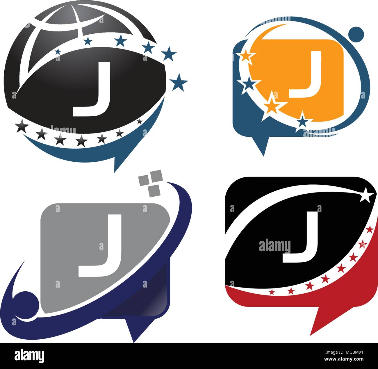 Letter j world Stock Vector Images - Alamy