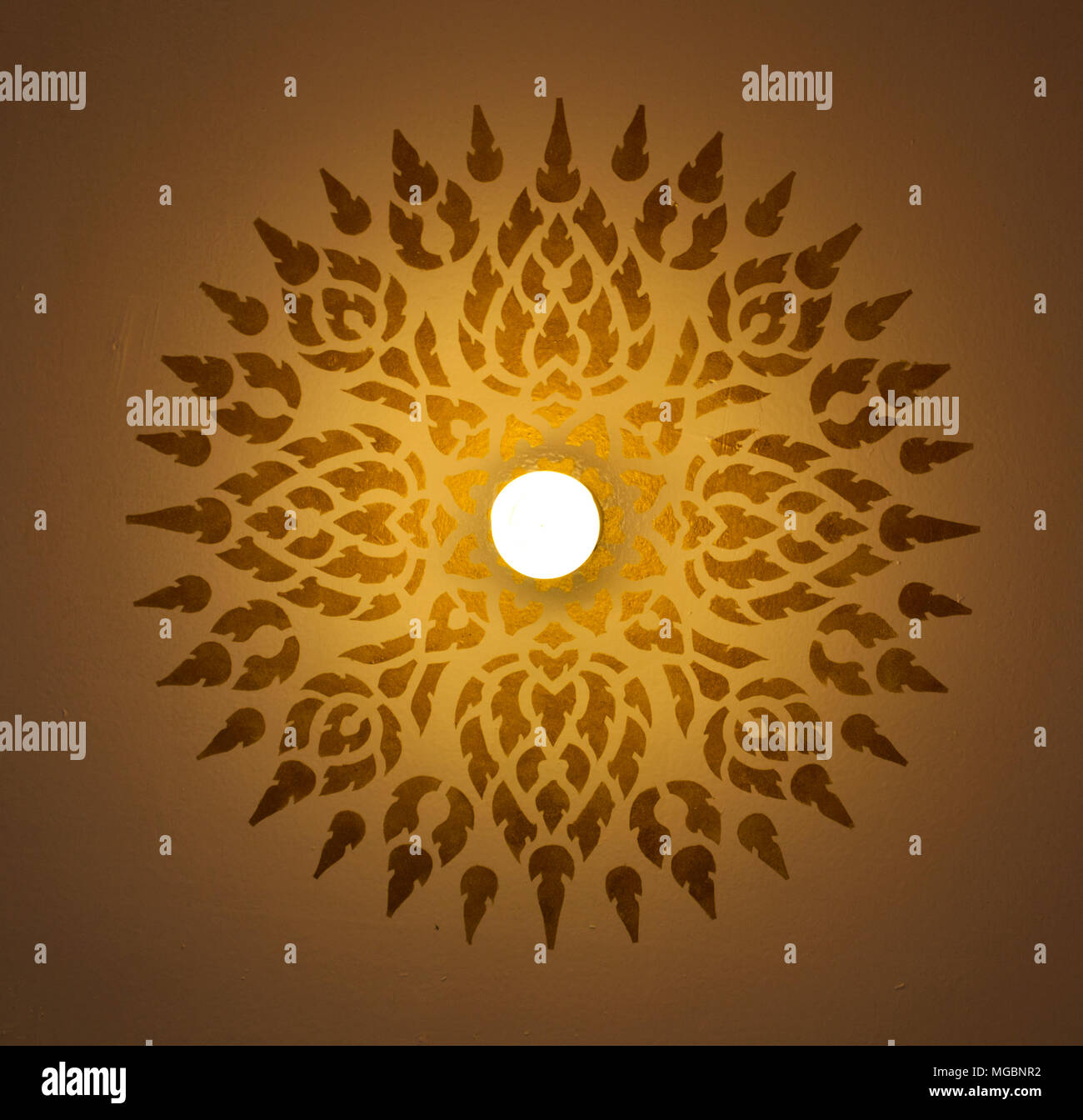 The ceiling of a Thai temple,thailand Stock Photo - Alamy