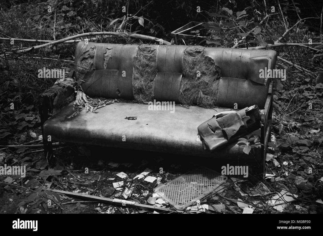 Wooden floor sofa on Black and White Stock Photos & Images - Alamy