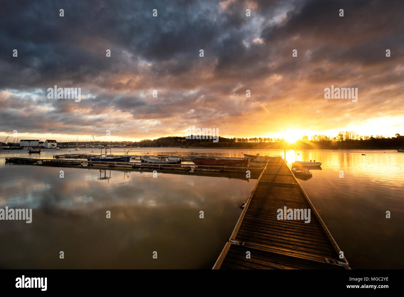 Pin Mill is home to some old houseboats and several wrecks.This is the ...