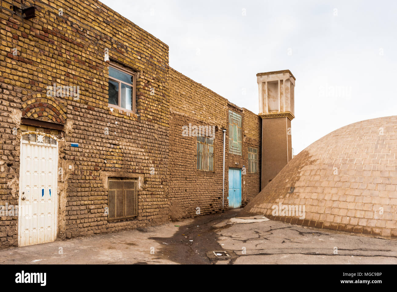 Top of a building in the old city in Iran, Asia Stock Photo - Alamy