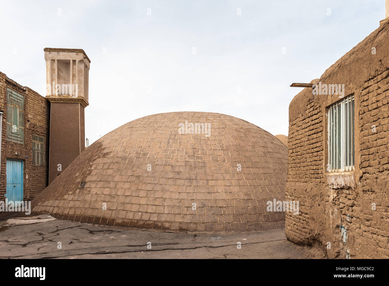Top of a building in the old city in Iran, Asia Stock Photo - Alamy