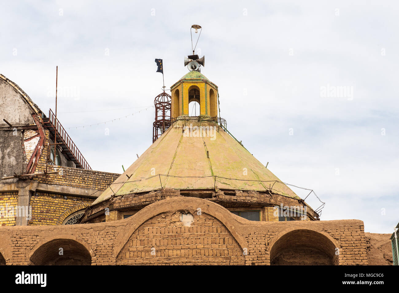 Top of a building in the old city in Iran, Asia Stock Photo - Alamy