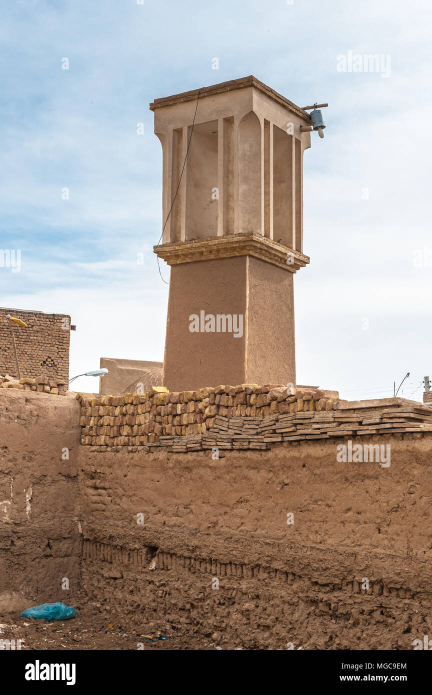Ancient air cooler in Iran Stock Photo - Alamy