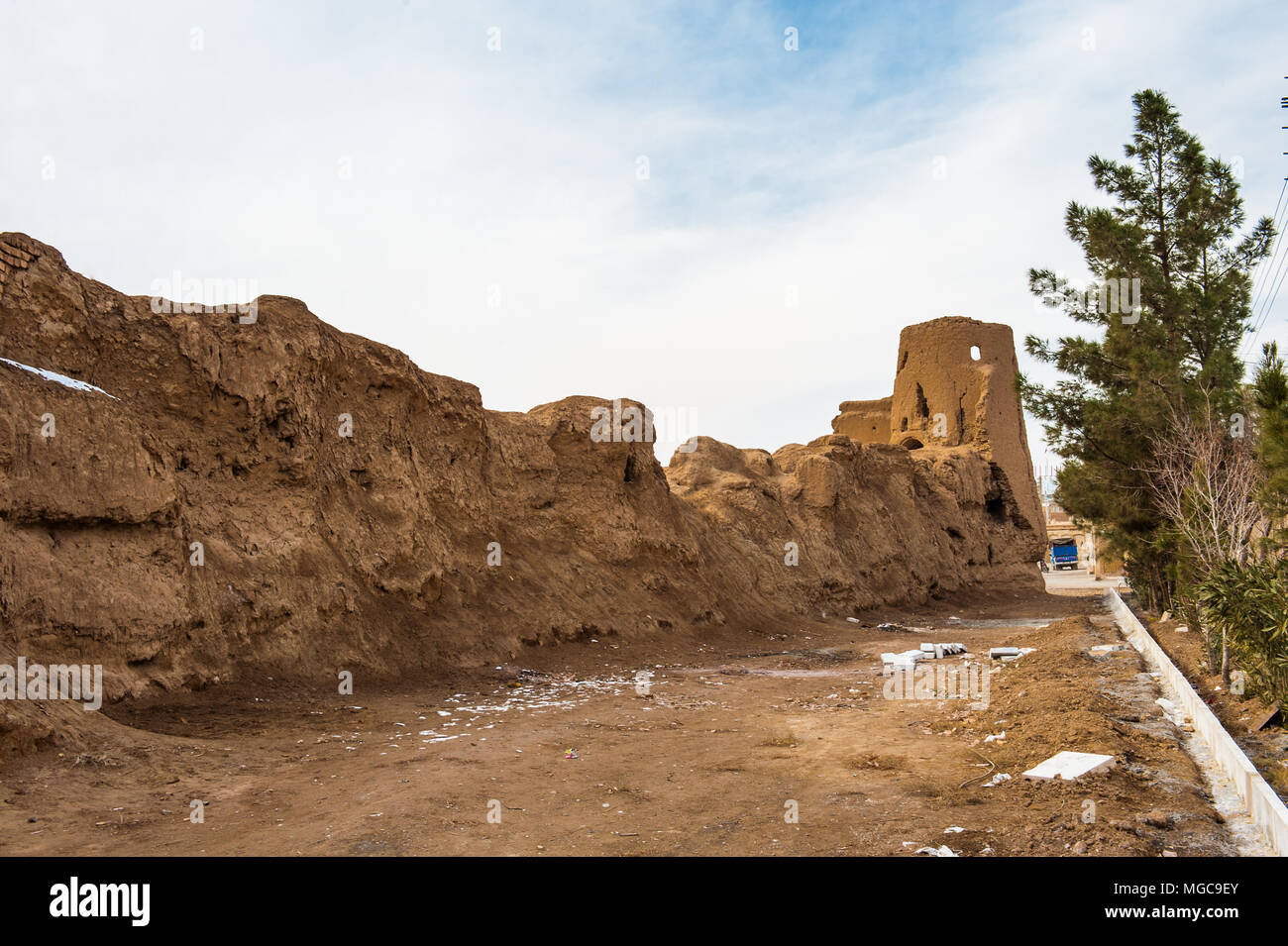 Ancient fortress in Kashan province, Iran Stock Photo - Alamy