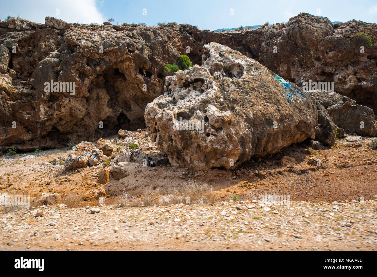 Stones on the Socotra Island, Yemen Stock Photo - Alamy