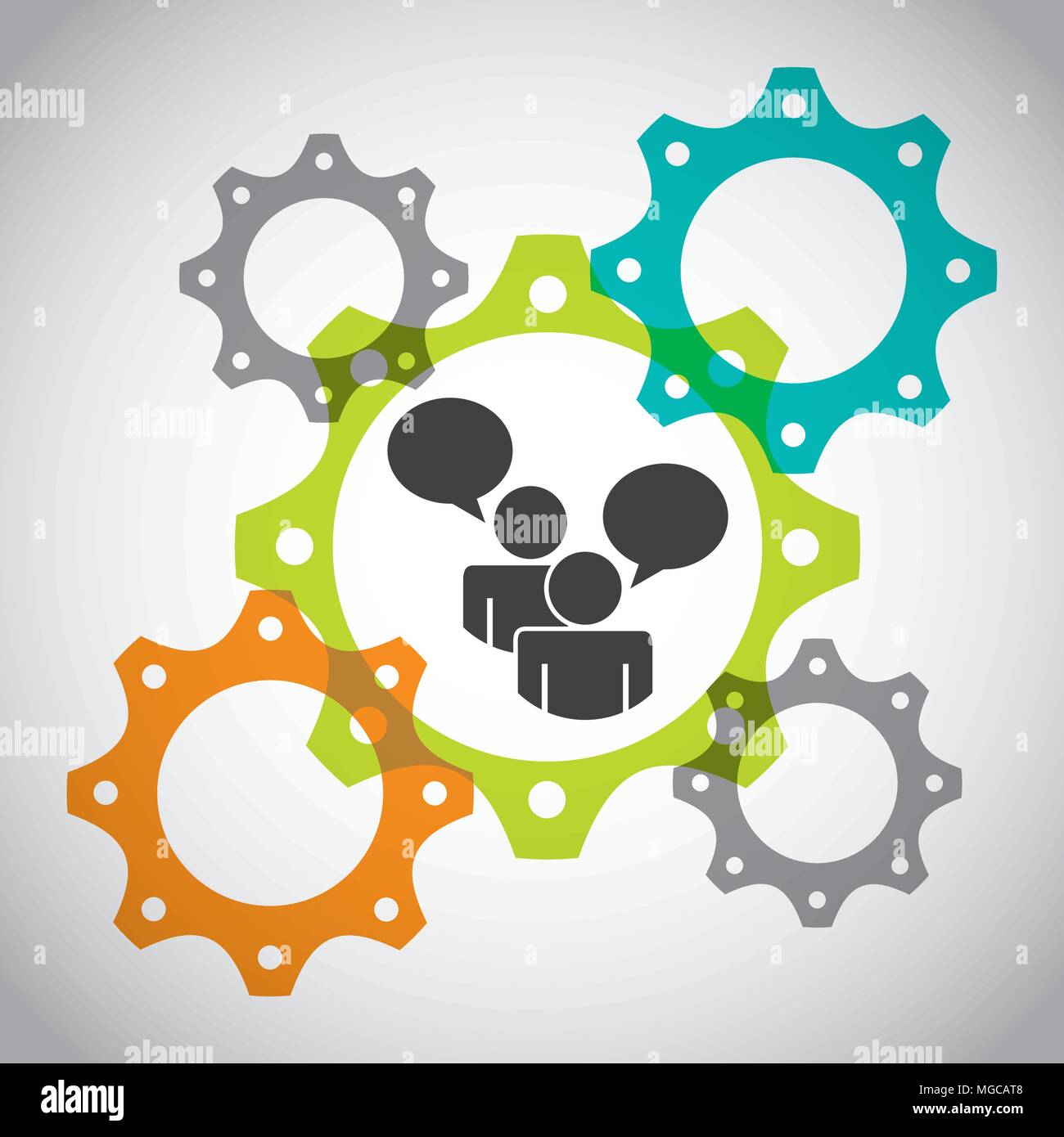 collaborative people design, vector illustration eps10 graphic Stock ...