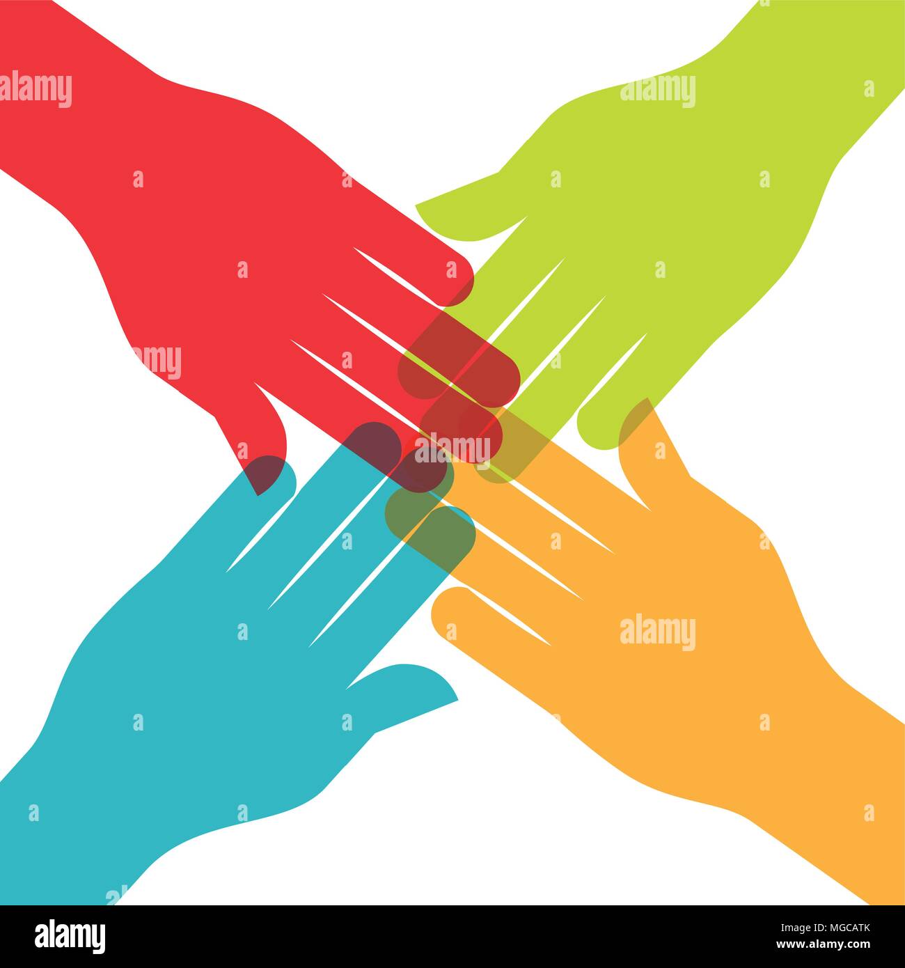 Collaborative management Stock Vector Images - Alamy