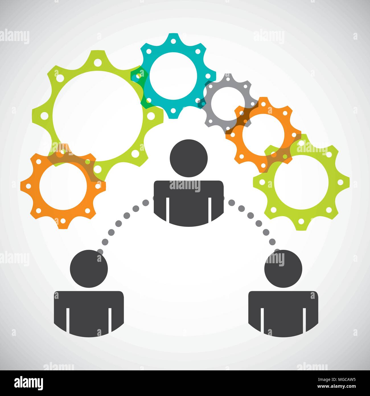 collaborative people design, vector illustration eps10 graphic Stock ...