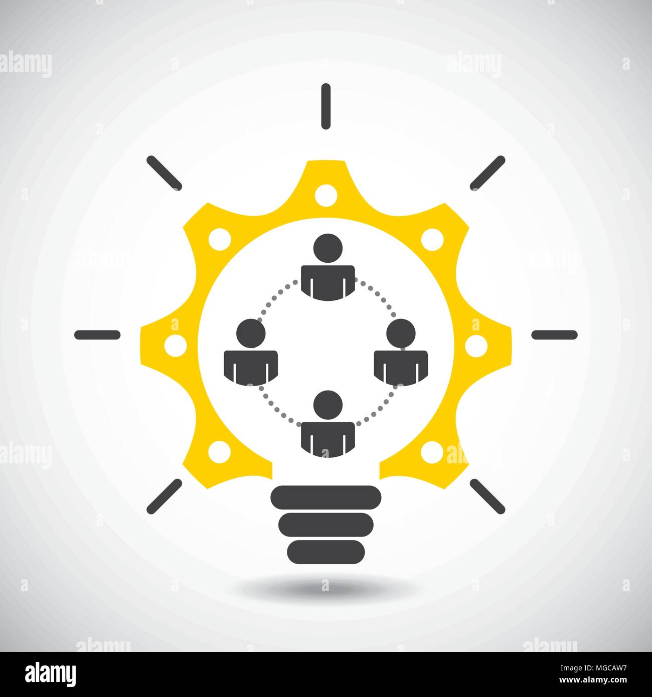 collaborative people design, vector illustration eps10 graphic Stock ...