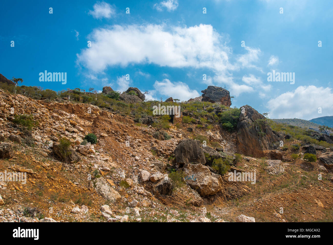 Nature landscape of Socotra Island Stock Photo - Alamy