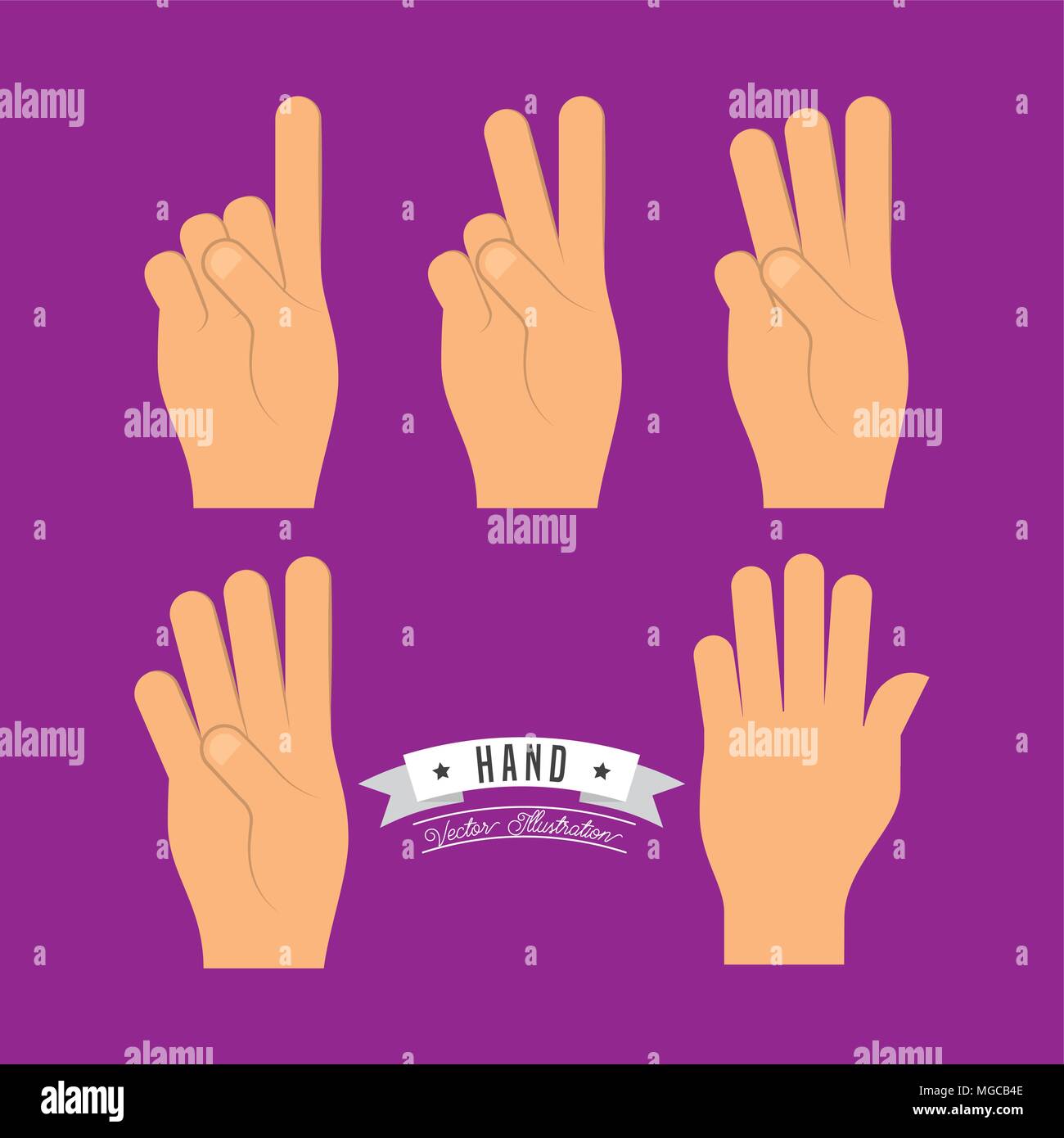 hand gestures design, vector illustration eps10 graphic Stock Vector ...