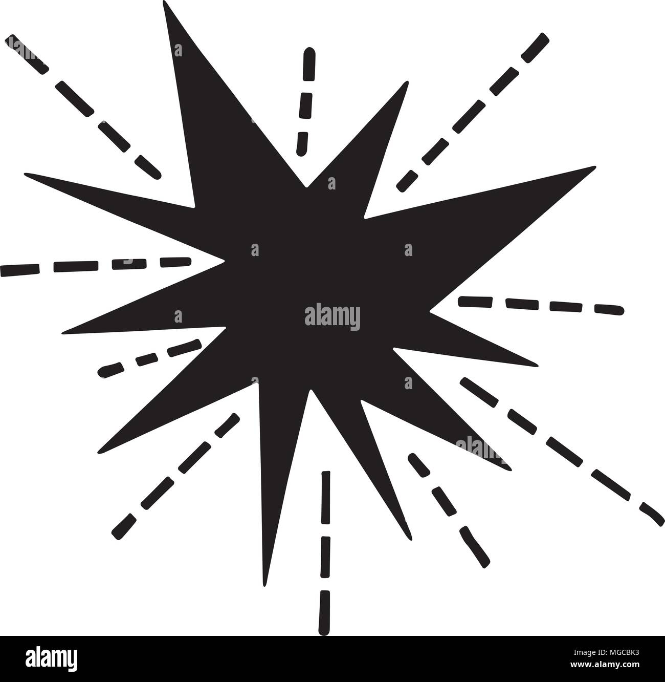 Retro Starburst Retro Clipart Illustration Stock Vector Image And Art