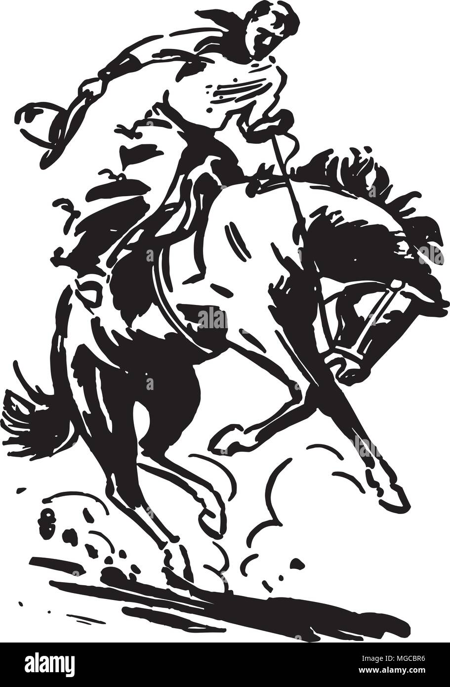 Rodeo riders Stock Vector Images - Alamy