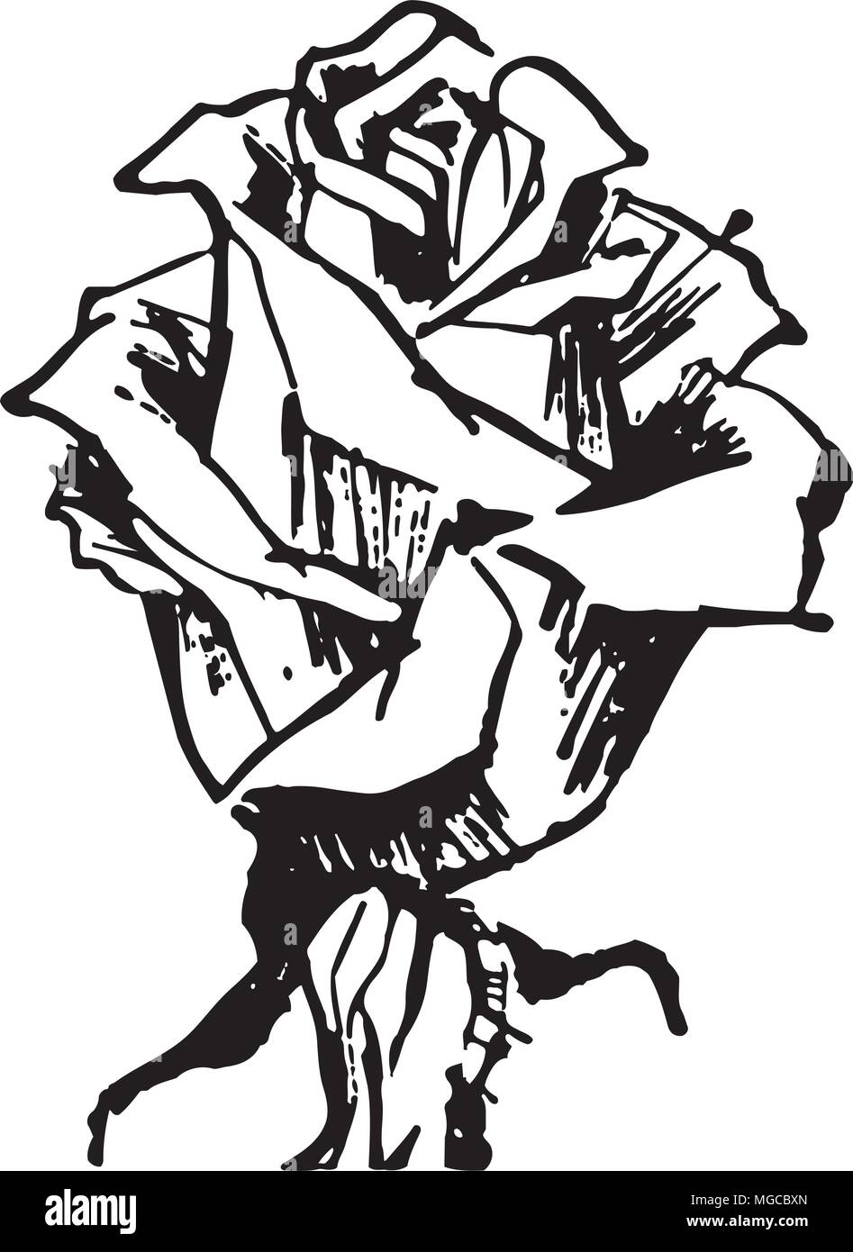 Blooms and buds Stock Vector Images - Alamy