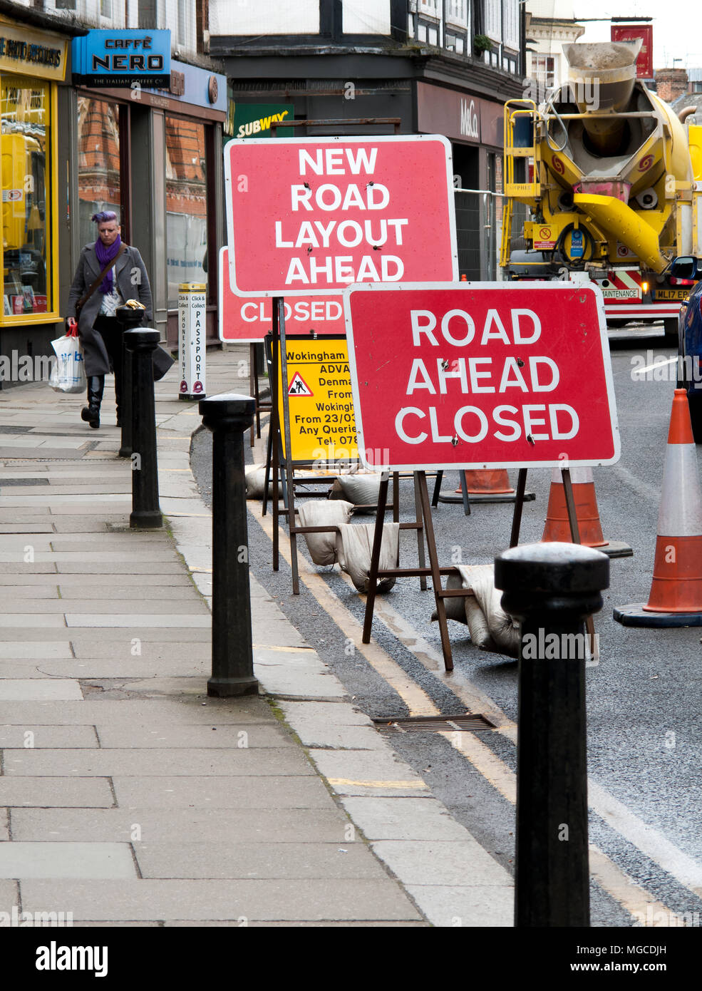 Peach place redevelopment construction site in town centre, new ...