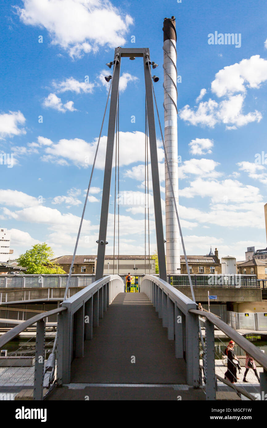 London, United Kingdom - May 13, 2015: Foot traffic can cross the ...