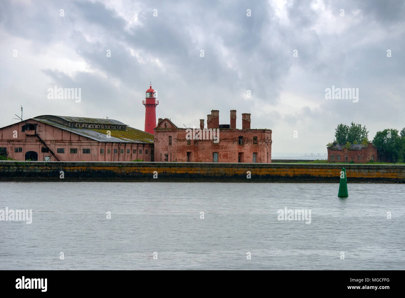 The Fort Of Kronshlot. Kronshtadt Stock Photo - Alamy