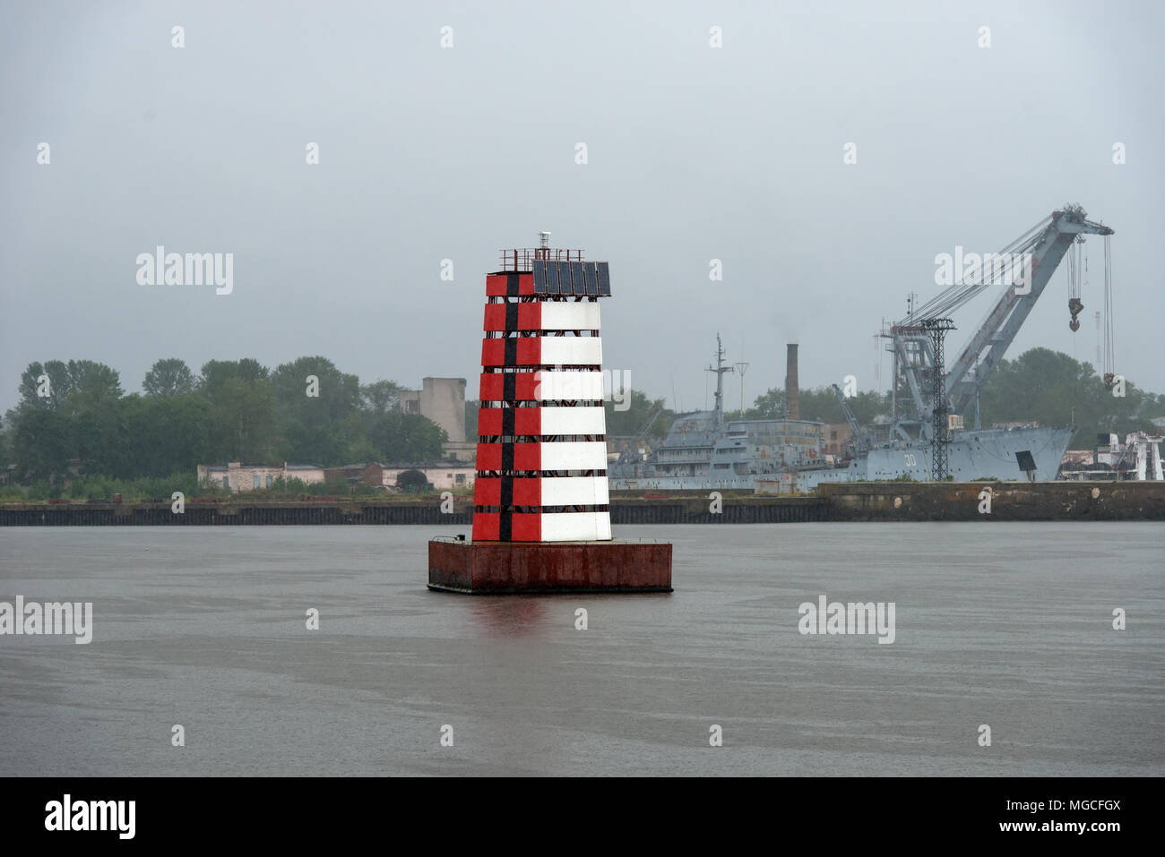 Floating navigation mark of the sea Stock Photo - Alamy