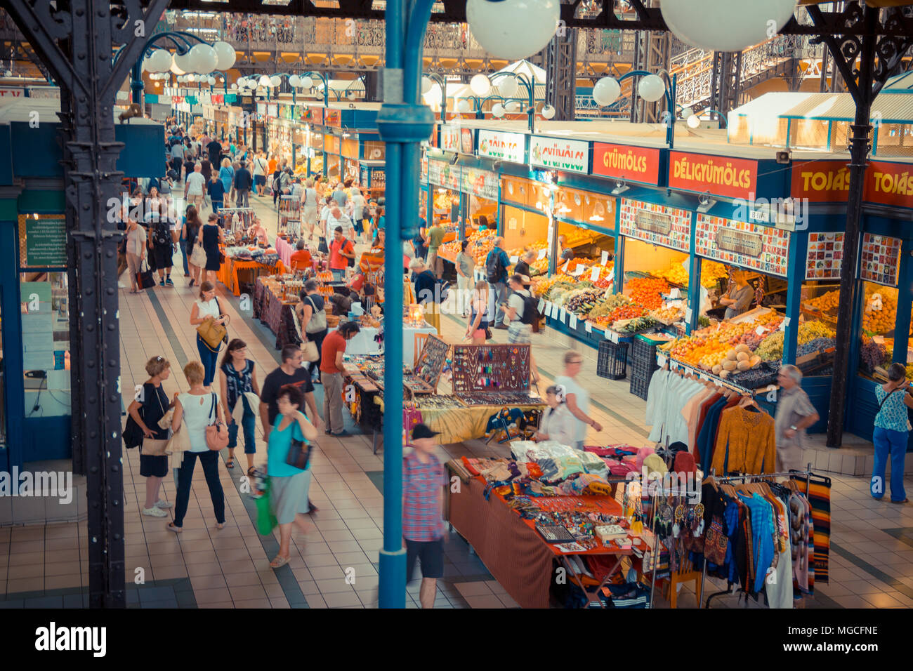Wholesale market hall in budapest hi-res stock photography and images ...