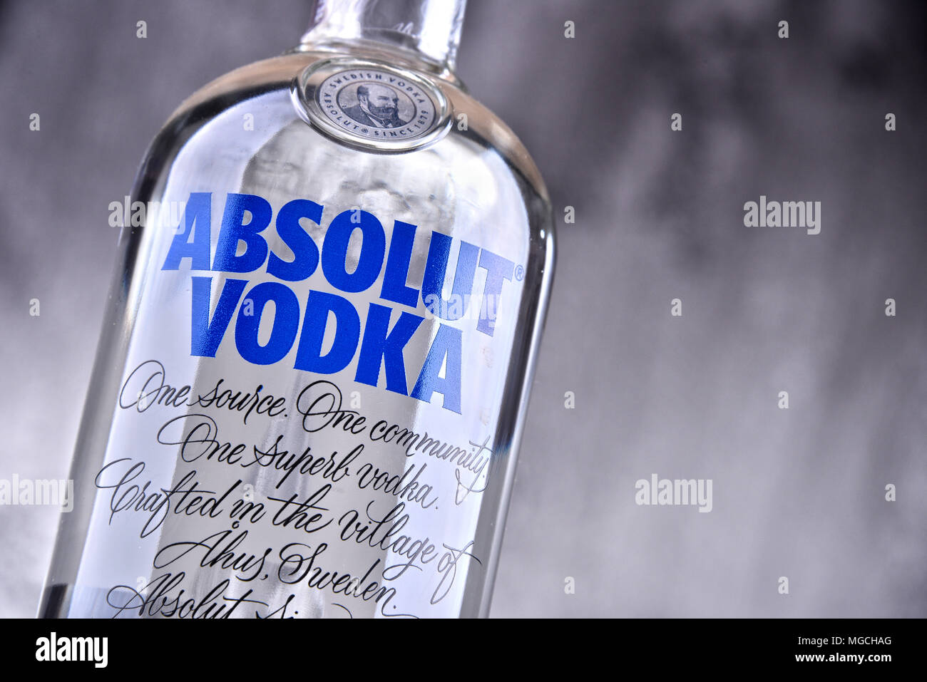 Absolut vodka bottle hi-res stock photography and images - Alamy