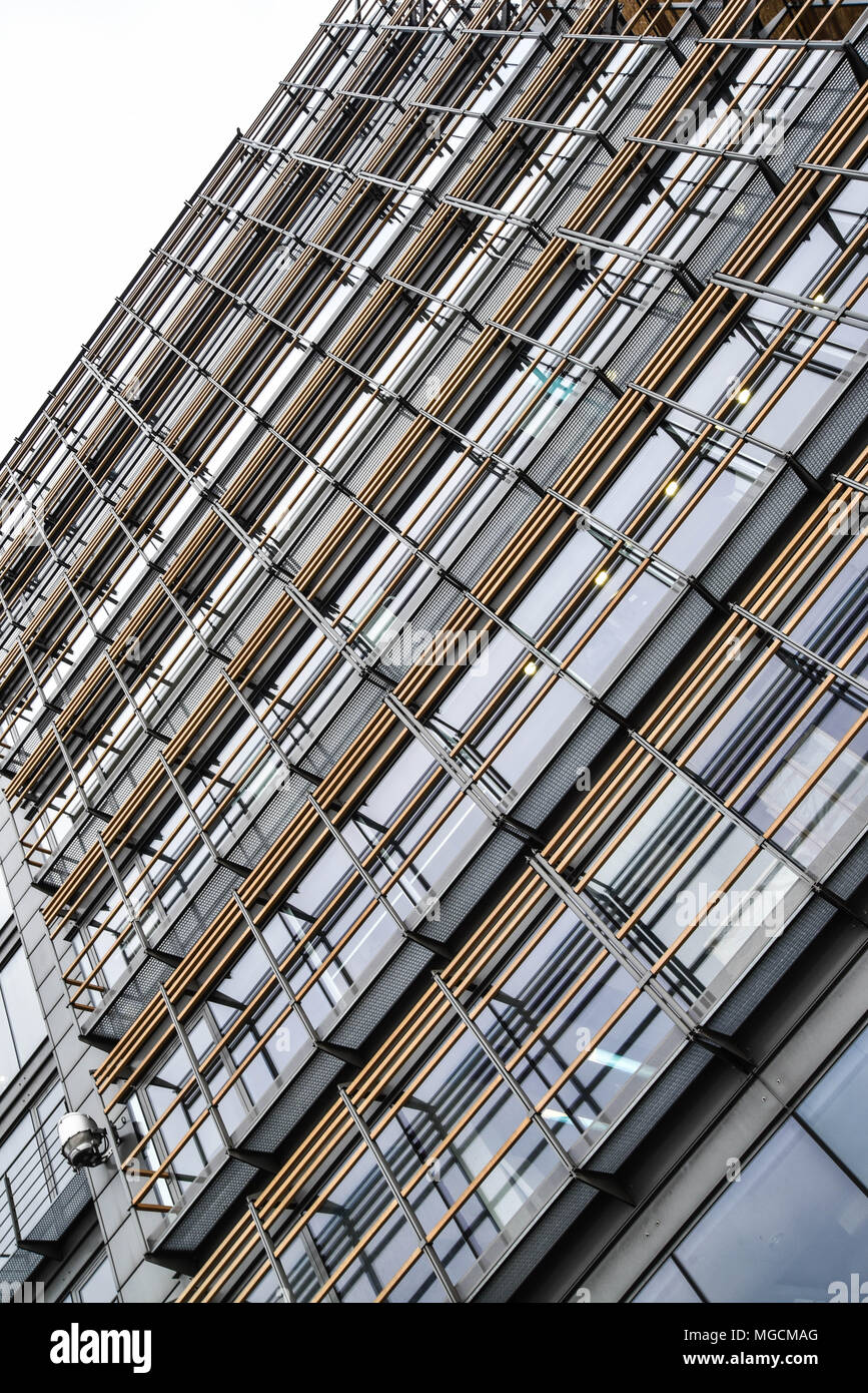 abstract of modern design tower block Stock Photo - Alamy