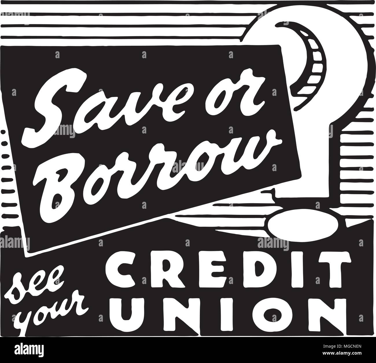 1950s banking Stock Vector Images - Alamy