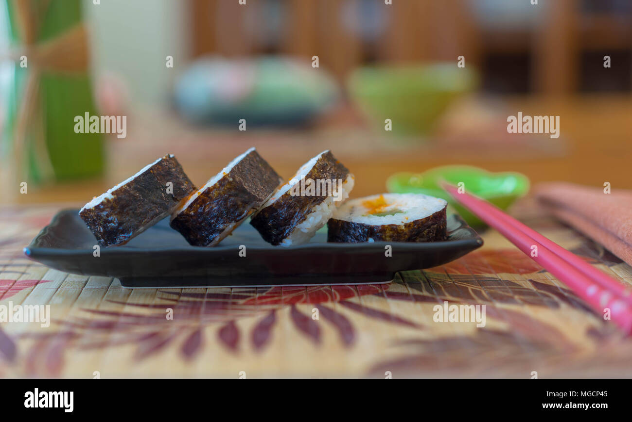Asian Meal by Candlelight Stock Photo - Alamy