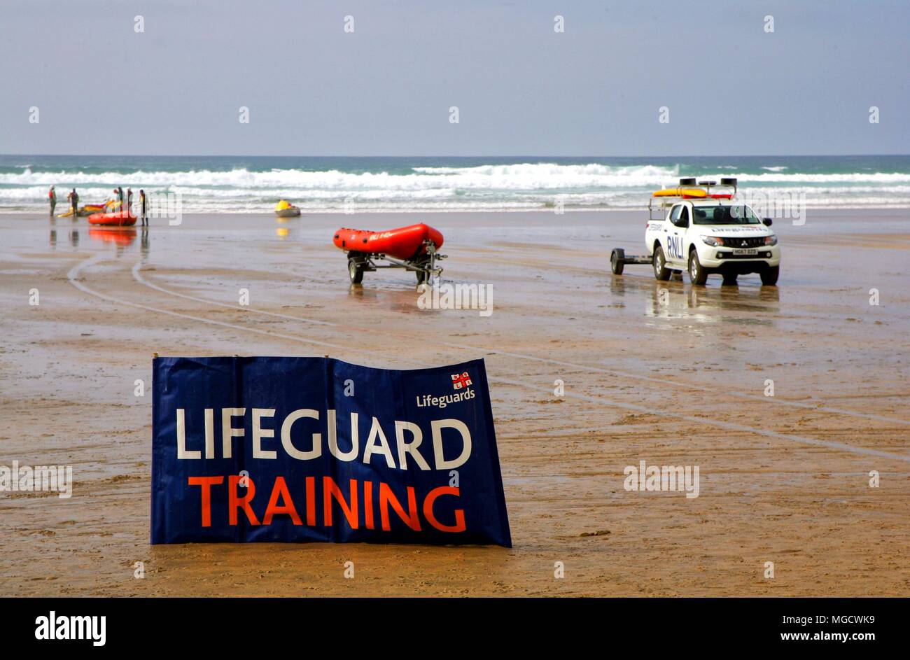 Rnli beach safety warning sign hi-res stock photography and images - Alamy
