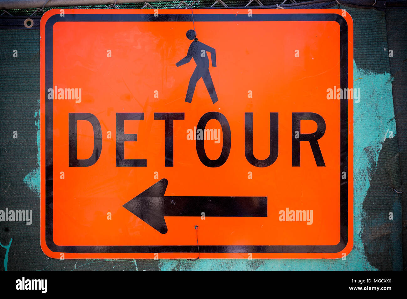 Detour Sign Stock Photos & Detour Sign Stock Images - Alamy