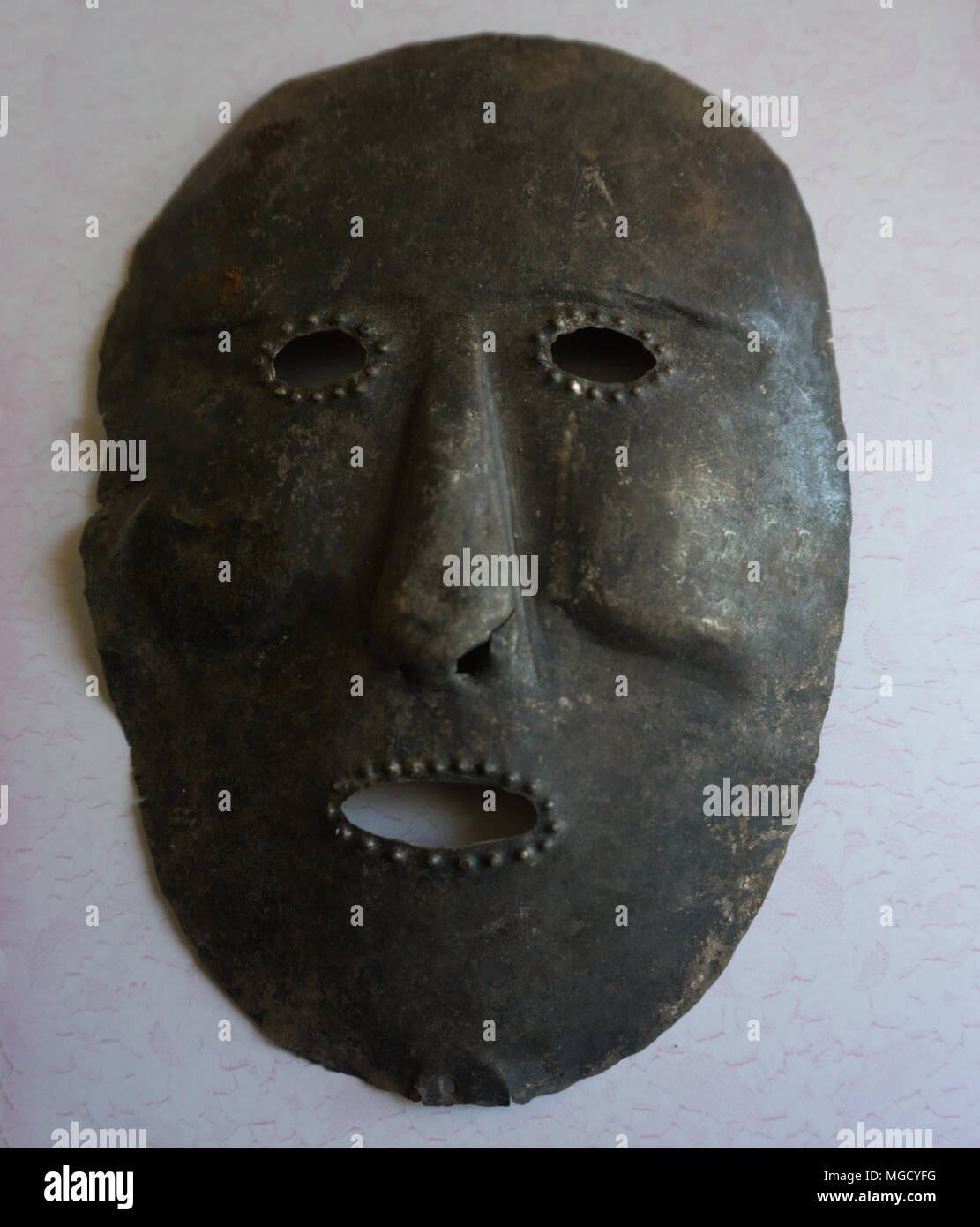 vintage mask of the priest Stock Photo - Alamy