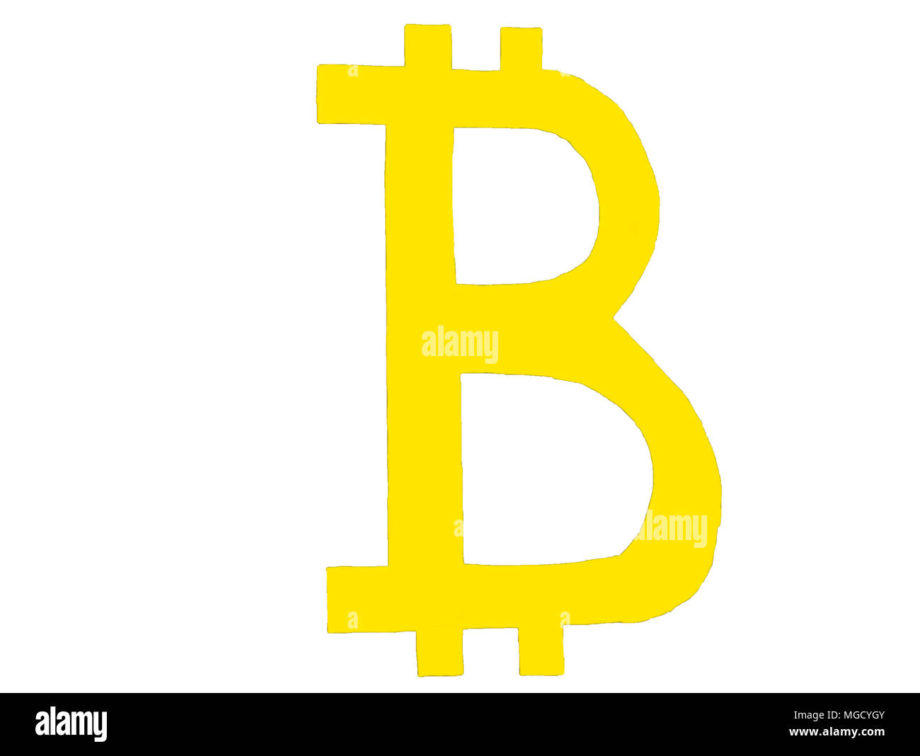Bitcoin crypto currency coin blockchain flat logo. Block chain bitcoin ...