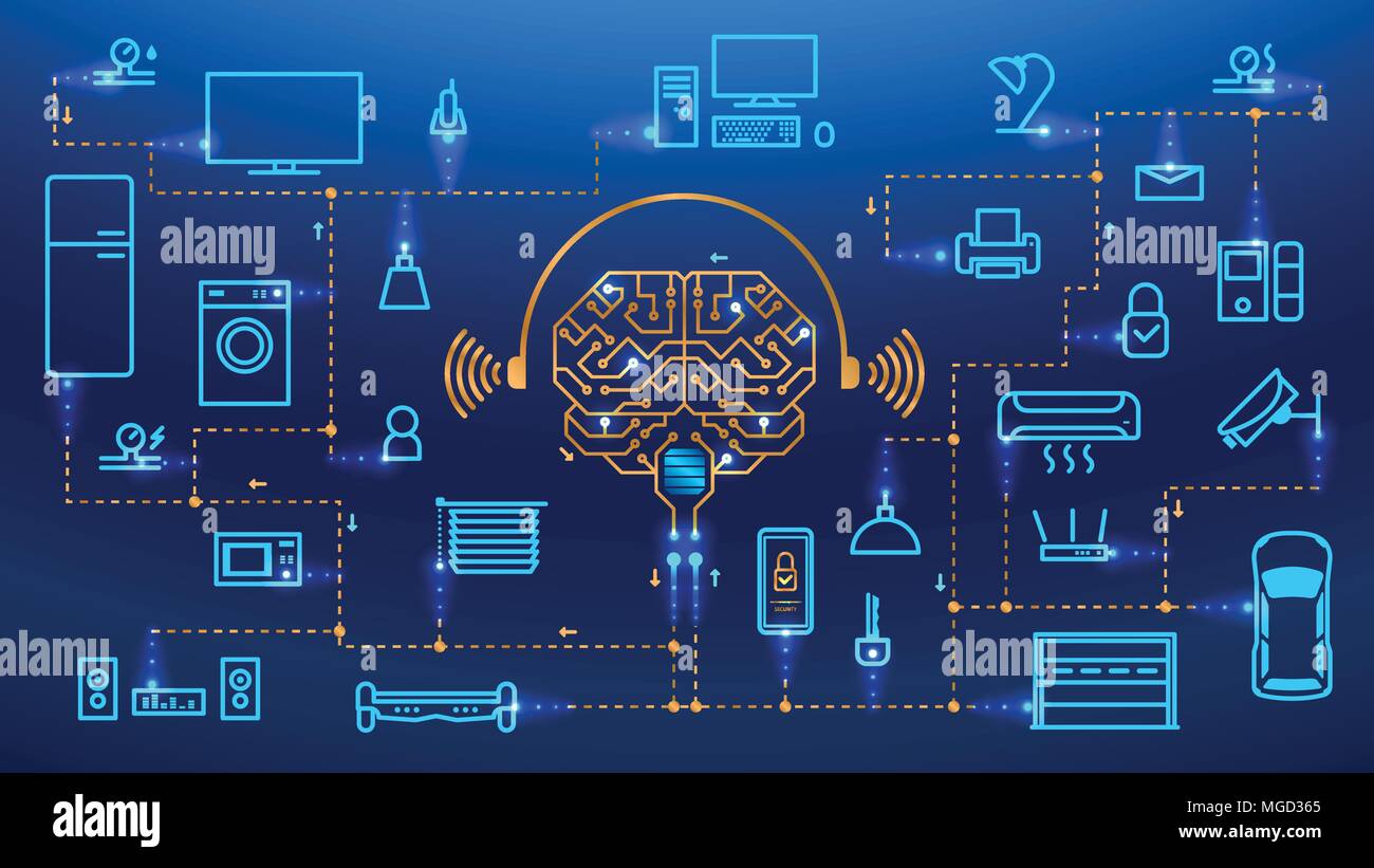 Smart house concept vector background. the Internet of things. IOT. Set ... Smart house concept vector background. the Internet of things. IOT. Set ...