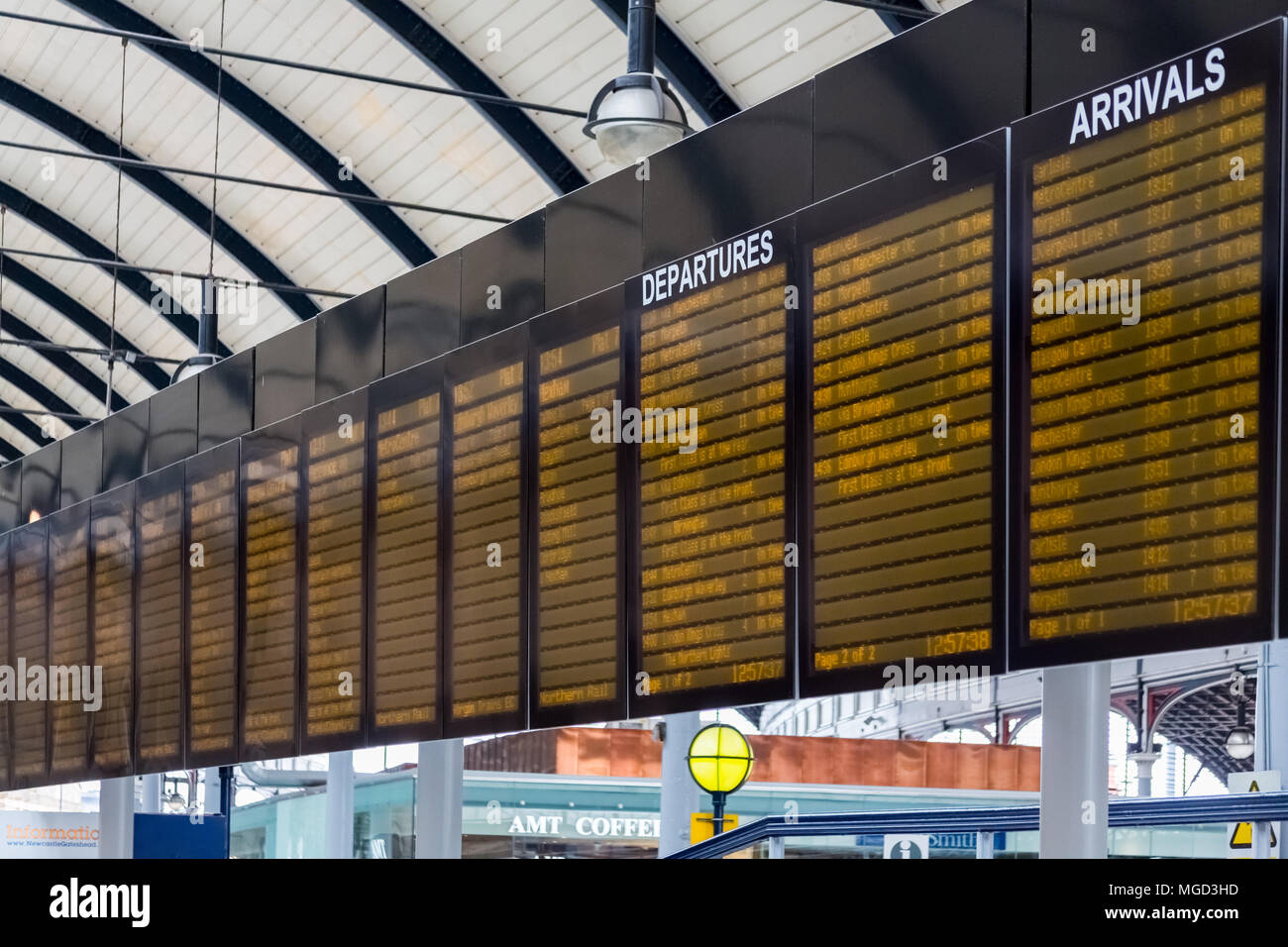 Newcastle central station interior hi-res stock photography and images ...