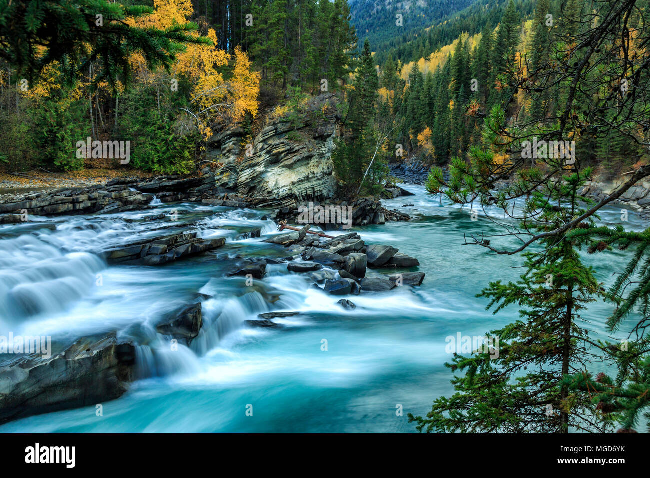 Rearguard Falls, BC, Canada Stock Photo - Alamy
