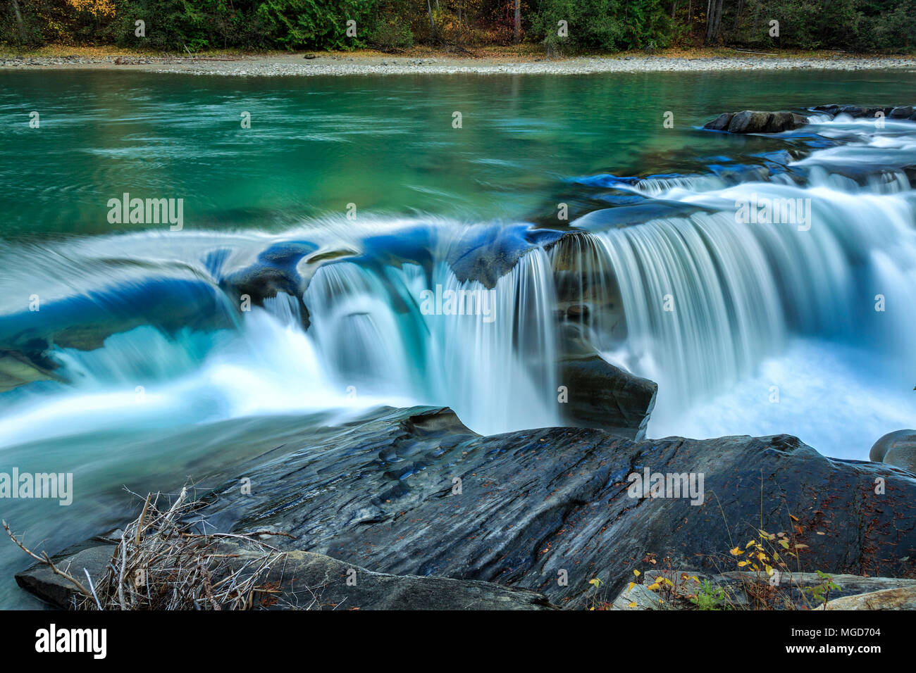 Rearguard Falls, BC, Canada Stock Photo - Alamy