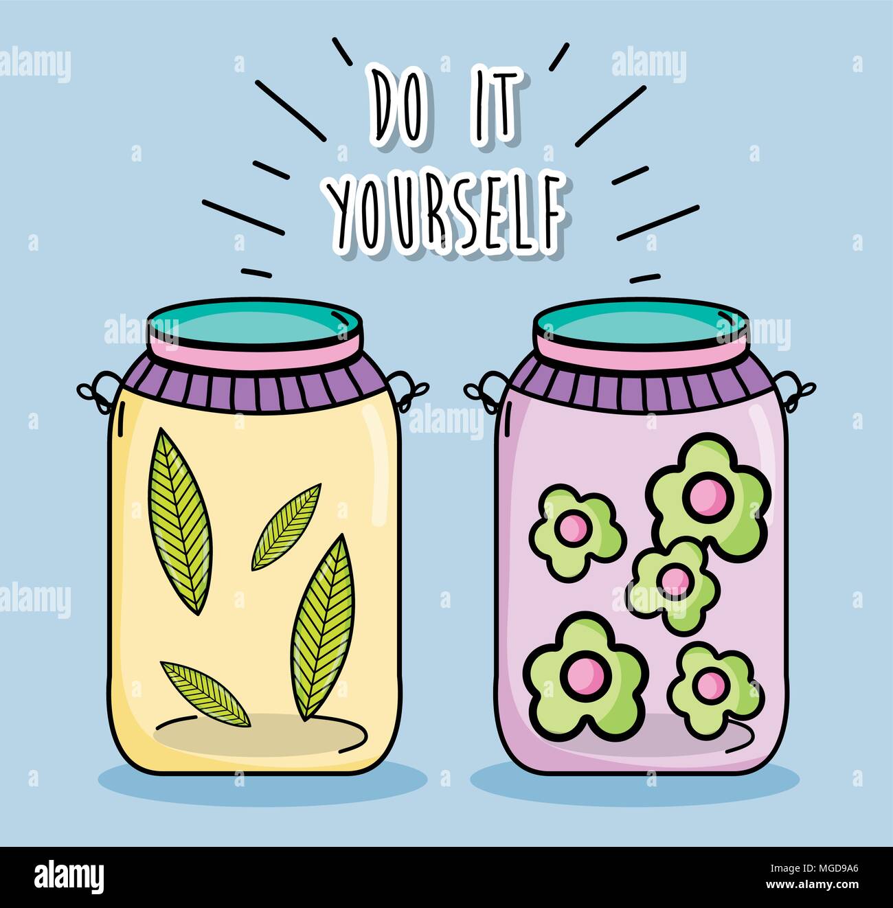 Do it youself cartoons concept Stock Vector Image & Art - Alamy