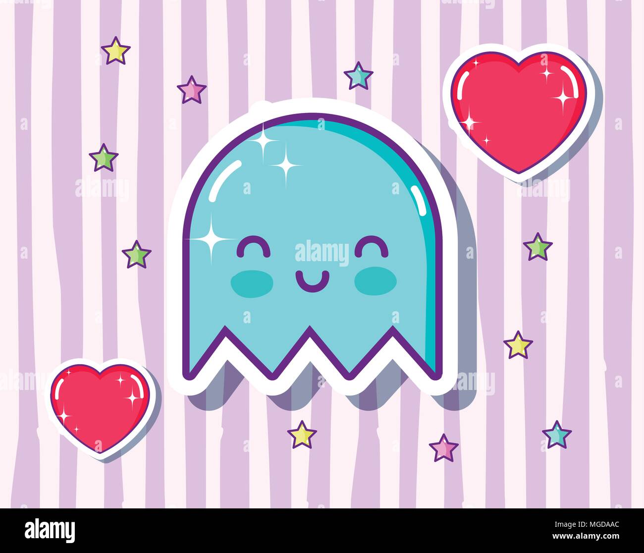 Retro videogame cartoons concept Stock Vector Image & Art - Alamy