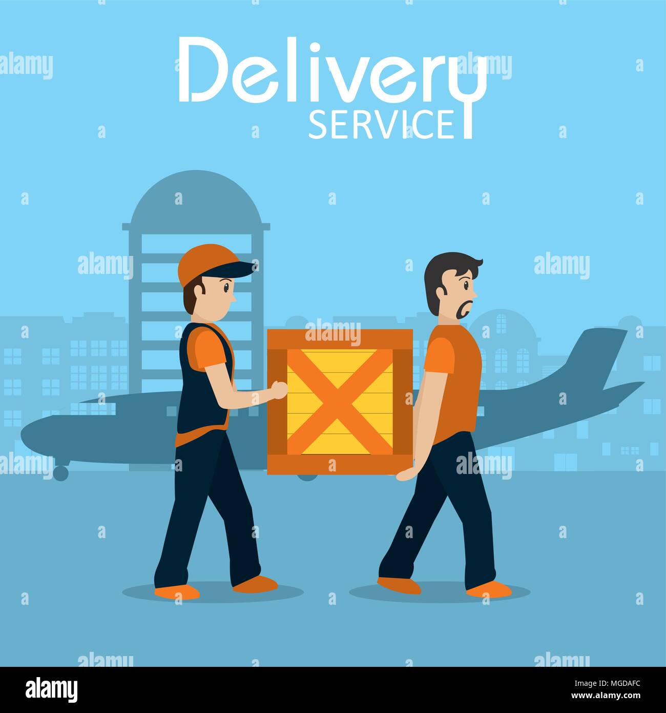Delivery service concept Stock Vector Image & Art - Alamy