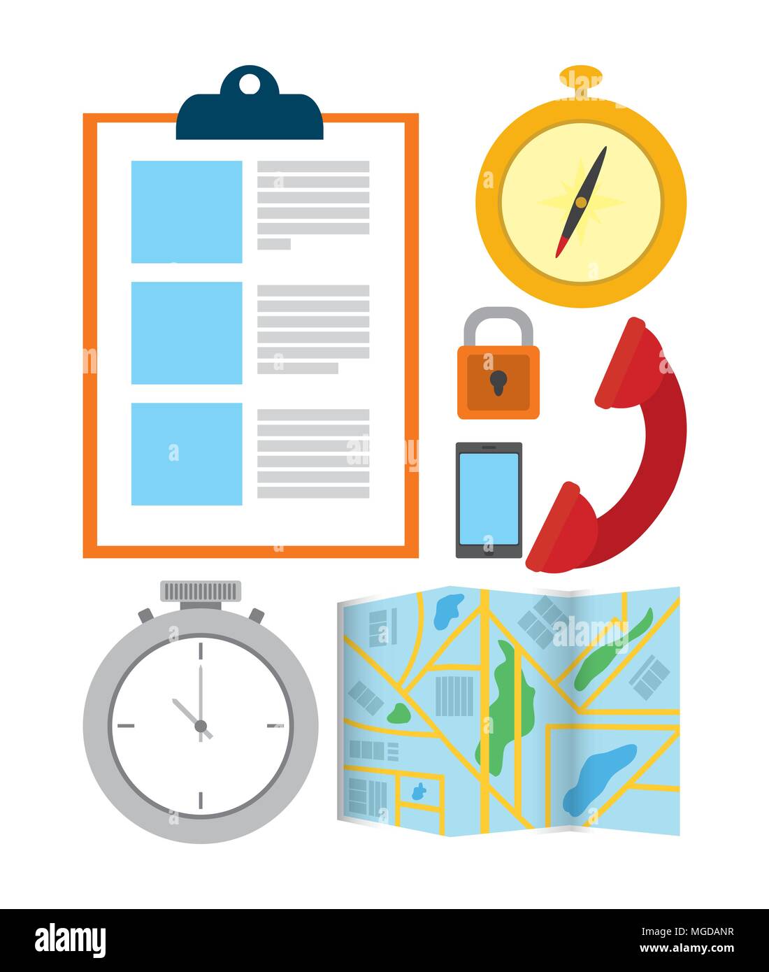 Delivery elements Stock Vector Images - Alamy
