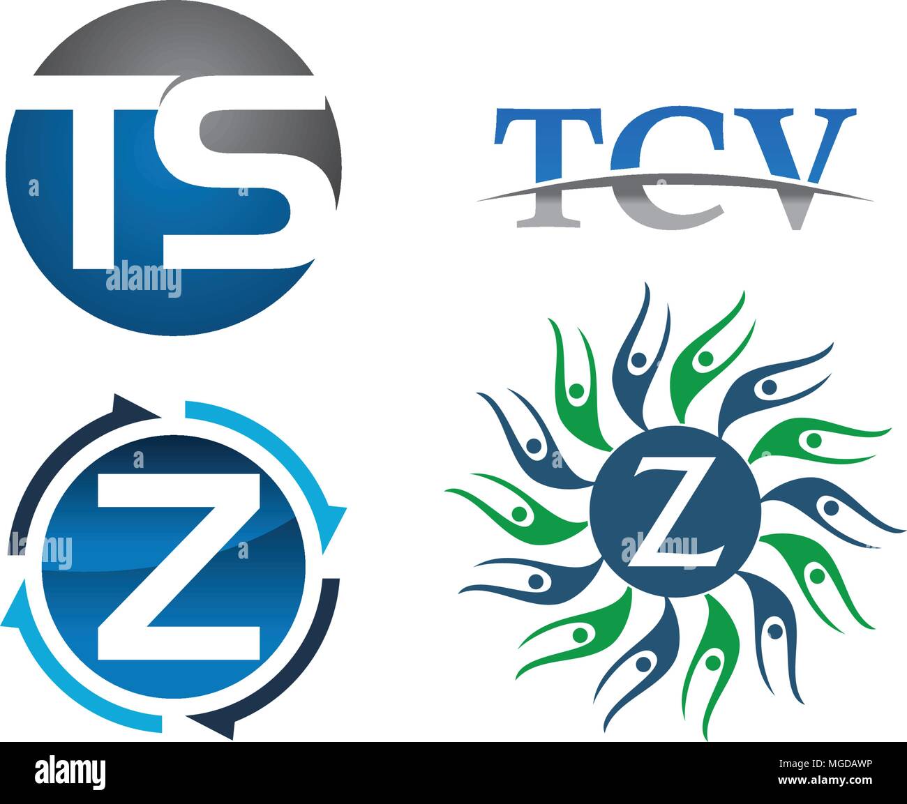 Logotype Modern Template Set Stock Vector Image & Art - Alamy