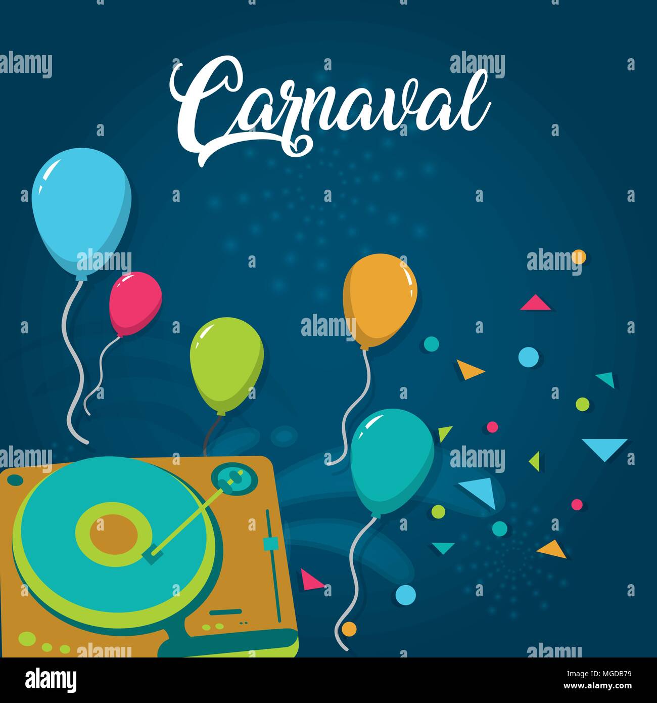 Happy carnaval card Stock Vector Image & Art - Alamy