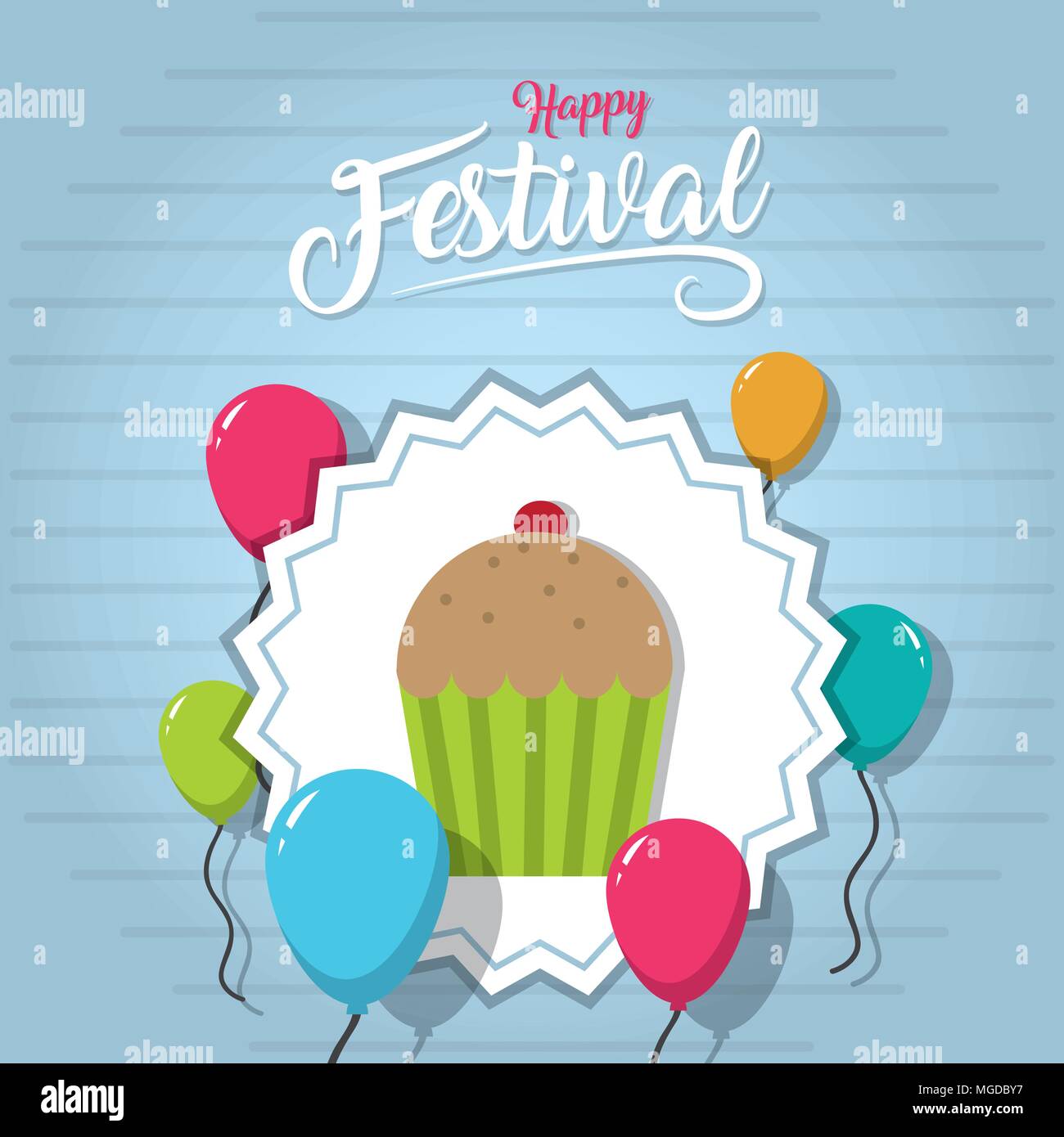 Happy festival card Stock Vector Image & Art - Alamy