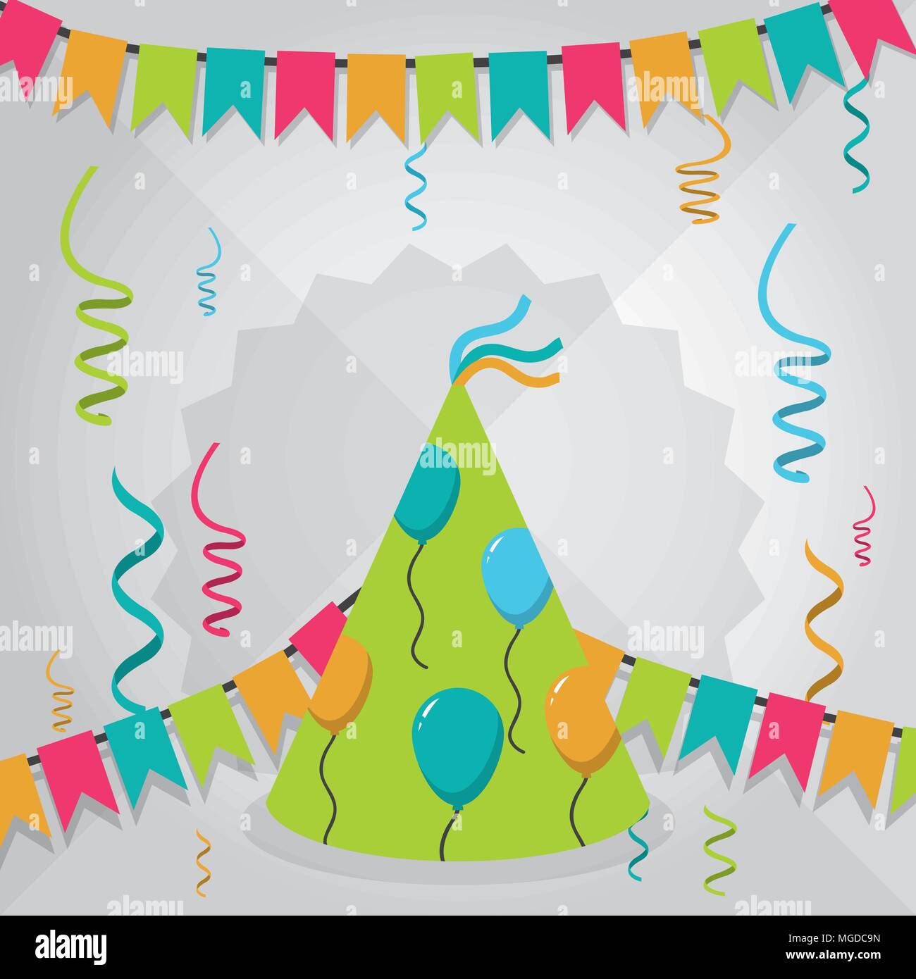 Birthday celebration elements Stock Vector Image & Art - Alamy