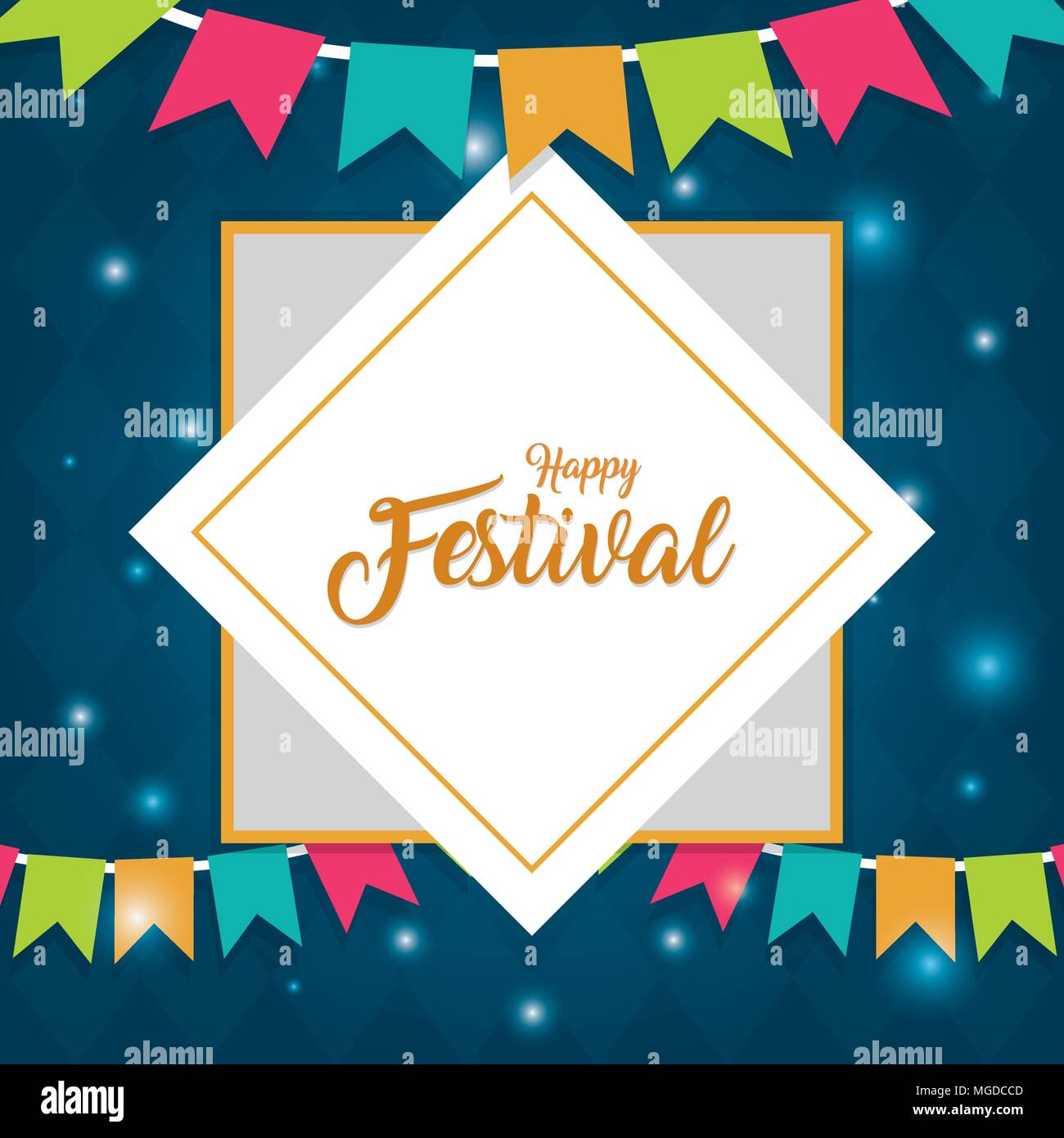 Happy festival card Stock Vector Image & Art - Alamy
