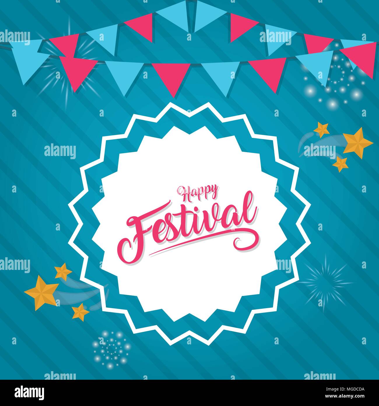 Happy festival card Stock Vector Image & Art - Alamy